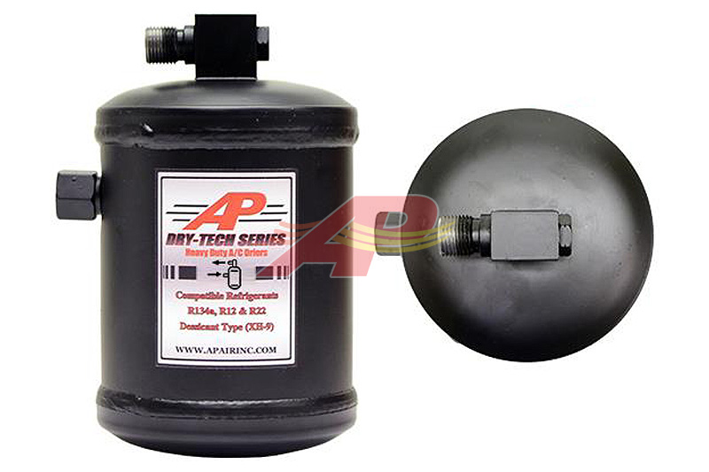 Receiver Drier - 101mm x 173mm - #6 Female O-Ring, Inlet x #6 Male O ...